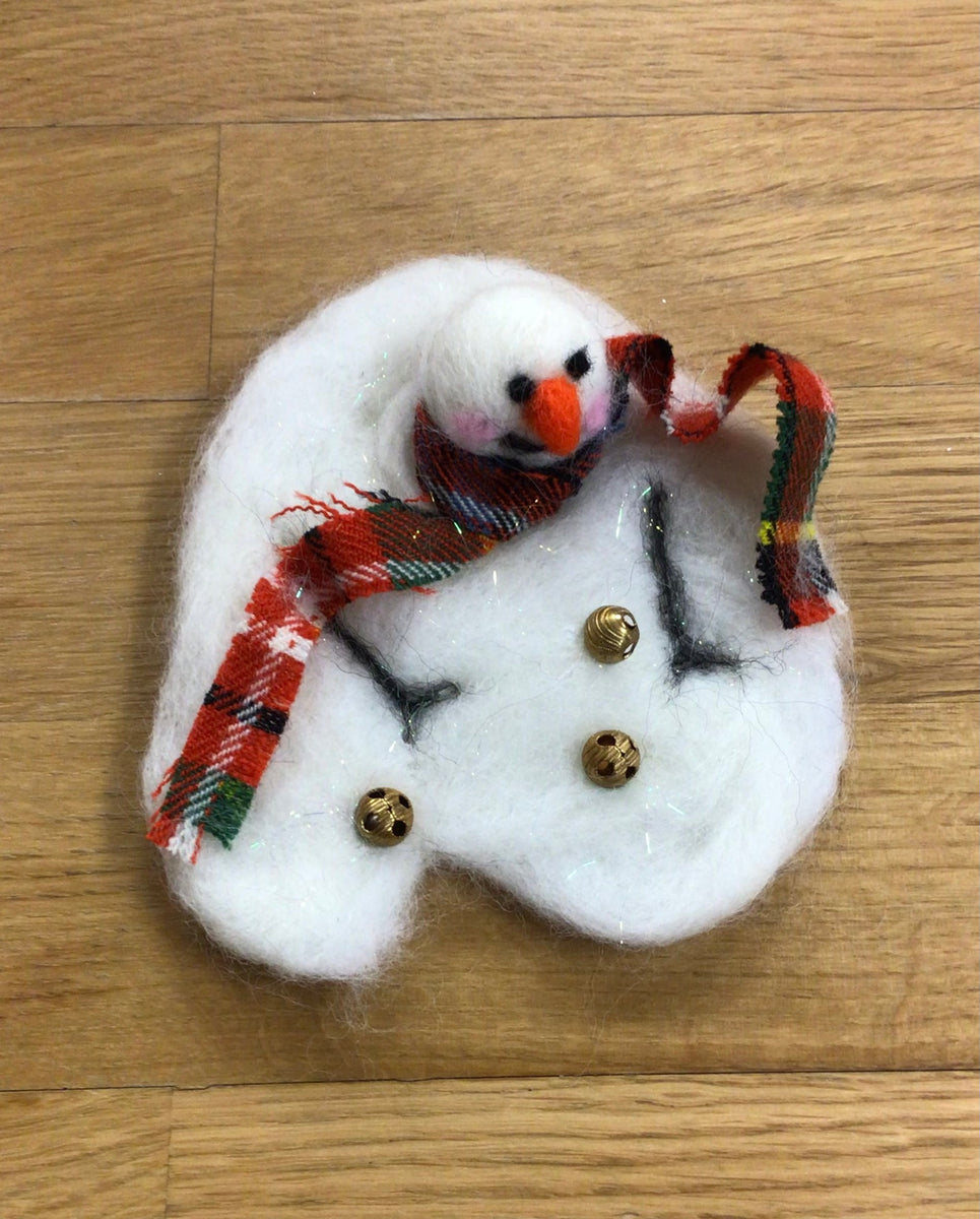 Melting Snowman Felting Kit – Stix and Stones Yarn Boutique