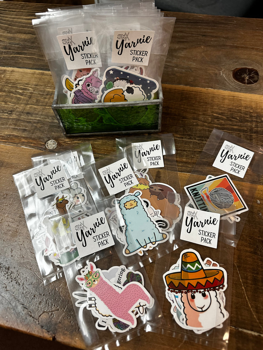Stix Yarnie Sticker Packs – Stix and Stones Yarn Boutique